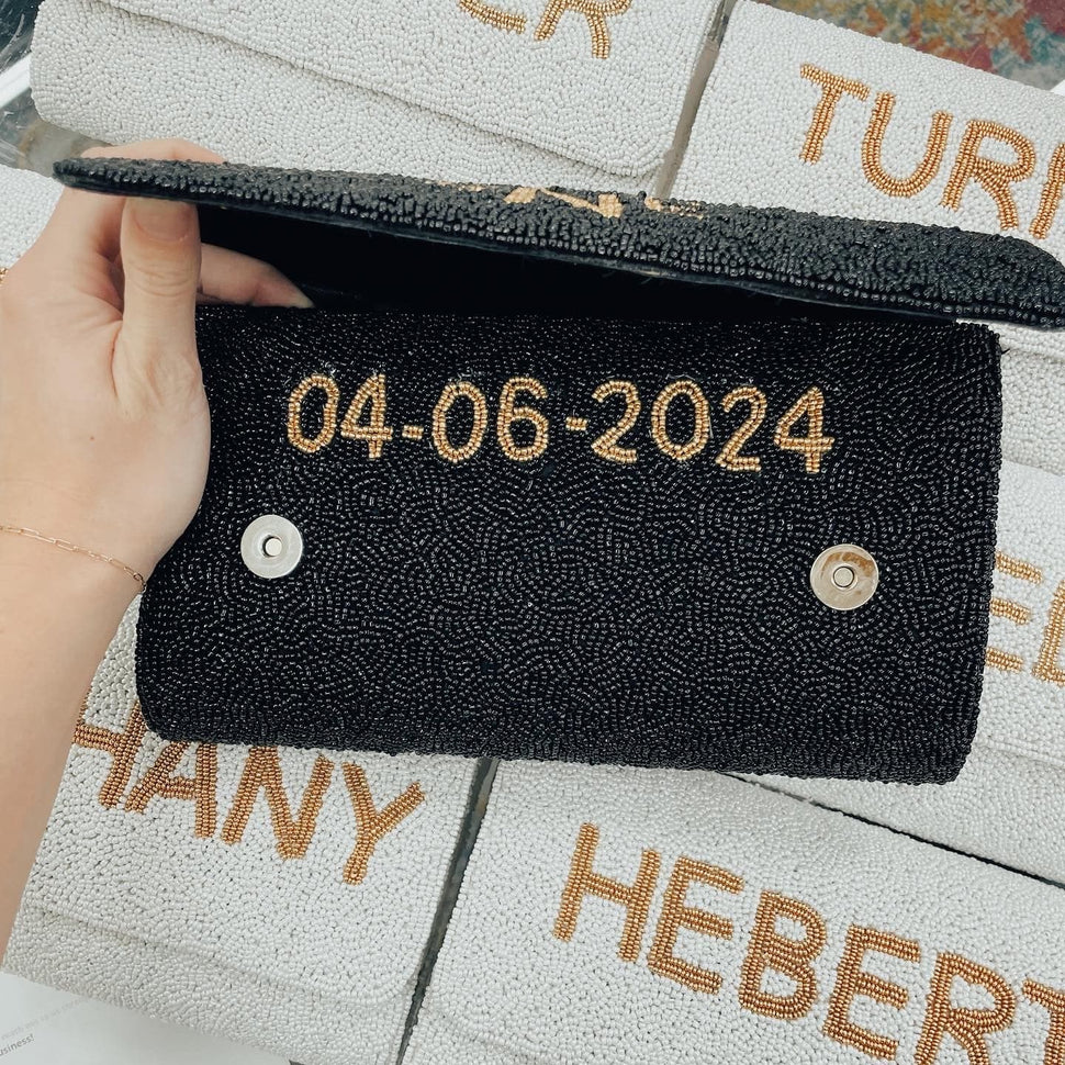 CUSTOM Beaded Clutch – KenzKustomz